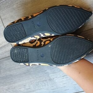 Rothy's | Shoes | Womens Rothys Knit Mesh Leopard Print Pointy Toe ...